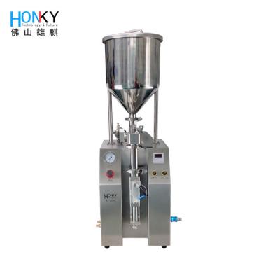 China Desktop Type 2ml Ceramic Piston Pump Paste Filling Machine for Syringe Filling and Packing for sale