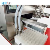 China Desktop Essential Oil Filling Machine 4800 BPH Double Head Ceramic Pump for sale