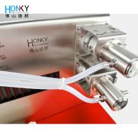 China Desktop Essential Oil Filling Machine 4800 BPH Double Head Ceramic Pump for sale