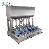 China Multi-Row Pneumatic Paste Filling Machine with Ceramic Pump and ±0.81% Filling Accuracy for sale