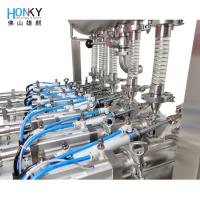 China Multi-Row Pneumatic Paste Filling Machine with Ceramic Pump and ±0.81% Filling Accuracy for sale