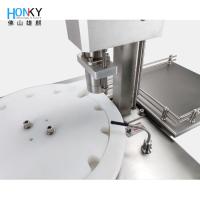 China 30BPM Desktop Bottle Filling Machine with Ceramic Pump 3-25ml Range for sale