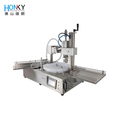 China Desktop 1500 BPH Injection Vial Filling Machine with Ceramic Pump and GMP Certification for sale
