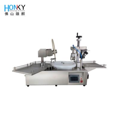 China 1500 BPH 0.6MPa Desktop Filling Machine With Ceramic Pump For Round Bottles for sale