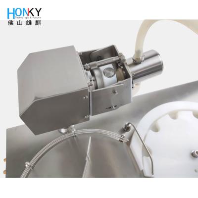 China 25PCS/min Liquid Filling Vial Capping Machine With High Precision Pump for sale