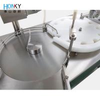 China Desktop Semi-Automatic Essential Oil Filling Machine With Ceramic Piston Pump And 30-40 BPM Efficiency For Automatic Capping for sale