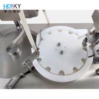China PLC Control 99.9% Accuracy 30-50 Vials/min Automatic Vial Capping Machine for Pharmaceutical Industry for sale