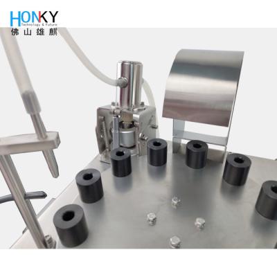 China Desktop 5ml Essential Liquid Tube Filling Machine with High Precision Ceramic Pump GMP Certified 304 Stainless Steel for sale