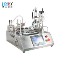 China 2000BPH Semi-Automatic Vial Filling Machine With Ceramic Pump GMP Certified For Reagent Liquid for sale