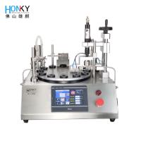 China 2000BPH Semi-Automatic Vial Filling Machine With Ceramic Pump GMP Certified For Reagent Liquid for sale