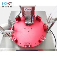 China Desktop Double Head Centrifuge Bottle Filling Machine with High Precision Ceramic Pump for Bio Reagent for sale
