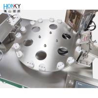 China Semi-Automatic 2ml Bio-Reagent Bottle Filling and Capping Machine with High Precision Ceramic Pump for sale