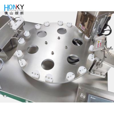 China 2400 BPH GMP Certified Desktop Vial Filling Machine With Ceramic Pump For Biological Reagents for sale