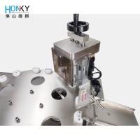 China 45 BPM 1ml Bio Reagent Filling Capping Machine With High Precision Ceramic Pump for sale