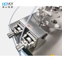 China 45 BPM 1ml Bio Reagent Filling Capping Machine With High Precision Ceramic Pump for sale
