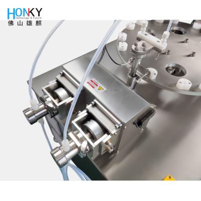 China Desktop Automatic Filling Machine with 2ml Filling Range Servo Motor Capping and High Precision Ceramic Pump for Bio Reagent Packing for sale