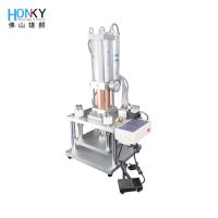 China Desktop Automatic Hydraulic Capping Pressing Machine With 3 Tons Power and 400 PCS/Minute for Bottle Capping for sale