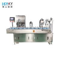 China Automatic Mold Adjustment Paste Filling and Capping Machine with Ceramic Piston Pump and 2500 BPH Speed for sale