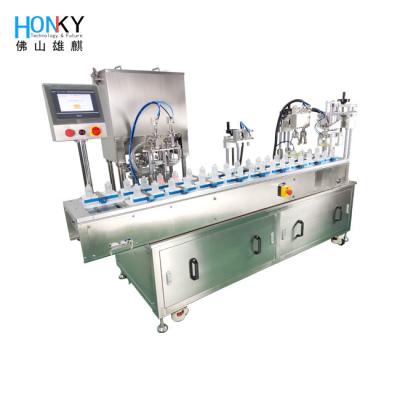 China Full Automatic 1500 BPH Glass Bottle Filling and Capping Machine with High Precision Ceramic Piston Pump for sale