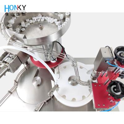 China 1800 BPH Automatic Vial Filling Machine with High Precision Ceramic Pump and GMP Certification for sale
