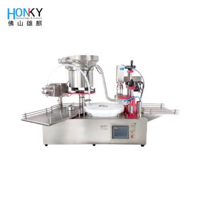 China 30ml Fully Automatic Desktop Liquid Filling Capping Machine with Ceramic Pump for Aromatherapy Oil for sale
