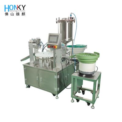 China Fully Automatic Cream Paste Tube Filling And Capping Machine With Ceramic Piston Pump At 40 PCS / Minute for sale