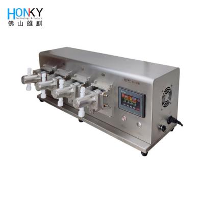China 4 Heads Ceramic Pump Filling System with 0.5% Accuracy for Pharma for sale