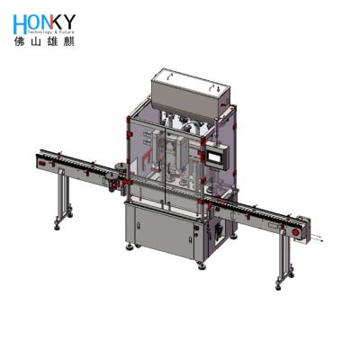 China Automatic 500g Tomato Sauce Bottle Filling Machine with PLC Control and 50 Bottles Per Minute Piston Pump for sale