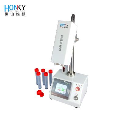 China Full Automatic Desktop Vial Capping Machine with 16-32mm Cap Range and Electric Driven for Reagent Tube Testing for sale