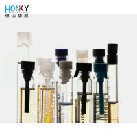 China Desktop Type Automatic 2ml Perfume Sample Tube Filling Machine With Ceramic Piston Pump For 80 BPm Efficiency for sale