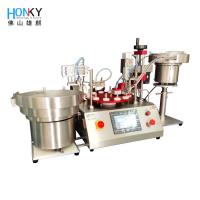 China 50BPM 2400 BPH Automatic Desktop Filling and Capping Machine with Ceramic Pump and 304 Stainless Steel for sale
