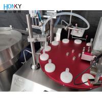 China 50BPM 2400 BPH Automatic Desktop Filling and Capping Machine with Ceramic Pump and 304 Stainless Steel for sale
