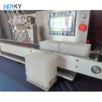 China 10-11 pcs/min Automatic Desktop Filling Machine with Ceramic Pump for 96 Deep Well Plate for sale