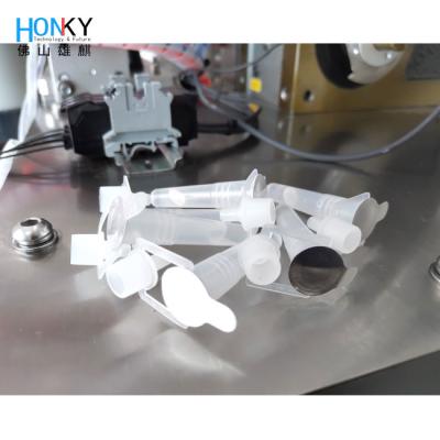 China 60 PCS/Minute Full Automatic PCR Tube Filling and Foil Sealing Machine with Ceramic Piston Pump for GMP Certification for sale