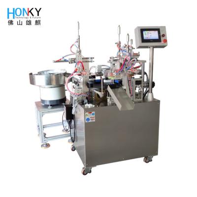 China Full Automatic 3600 BPH Extraction Tube Liquid Filling Machine With Ceramic Piston Pump For GMP Compliant Workshops for sale