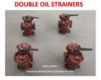 China Flanged Duplex Oil Strainer For Industrial Marine Applications Model AS20 Cb/T425-94 for sale