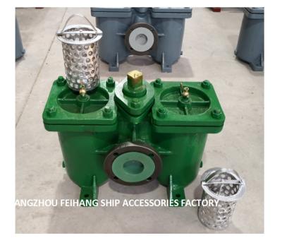 China AS4065-0.75/0.26 Cb/T425 Double oil strainers For Oil separator outlet Body Cast Iron Filter Cartridge Stainless for sale