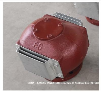 China Flange Cast Iron Buoy Type Water Tank Air Pipe Head (With Insect Net) ES80QT CB/T3594-1994 for sale