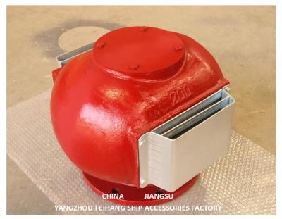 China Flange cast iron buoy type WATER tank air pipe head (With insect net) ES200 CB/T3594-1994 for sale