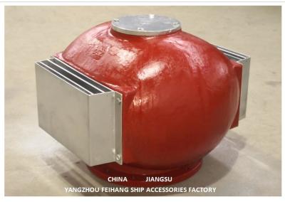 China Flange Cast Iron Pontoon Type Ballast Tank Breathable Cap (With Fire Net) ES250 CB/T3594-1994 for sale