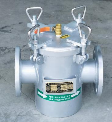 China AS80 CB/T497 Marine Coarse Water Filter Carbon Steel/Stainless Steel Mesh 0.25-1.5Mpa for sale