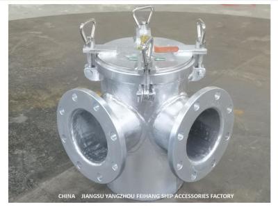 China Marine Suction Coarse Water Filter BLS100 CB/T497-2012 Right Angle Sea Water Filter for sale