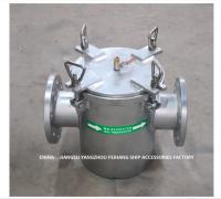 China AS100 CB/T497-2012 Straight-Through Coarse Water Filter, Seawater Filter For Bulk Seawater Pump Inlet for sale