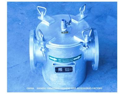 China Sea Water Strainers Model:AS125 CB/T497-2012 Body Carbon Steel Hot-Dip Galvanized Filter Cartridge Bask Type for sale