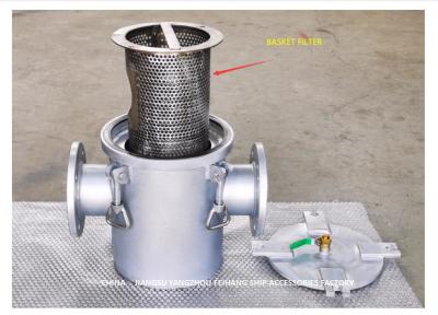 China A125 CBM1061-81 Marine Suction Coarse Water Filter - Marine Seawater Filter Application Field for sale