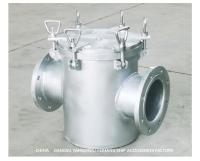 China Straight Through Suction Coarse Water Filter For Bulk Seawater Pump Inlet AS150 CB/T497-2012  Carbon steel material for sale