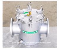 China Straight throu Type Seawater Filter For Auxiliary Seawater Pump Model AS150 CB/T497-2012 Carbon Steel Hot-Dip Galvanized for sale