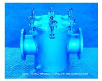 China Sea water strainers For Main Seawater Pump Inlet modle As150 Cb/T497-2012 Carbon Steel Hot-Dip Galvanized for sale