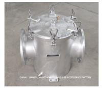 China Carbon Steel Galvanized Sea Water Strainers For Fresh Water Pump Inlet  Model AS200 CB/T497 for sale