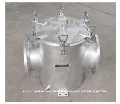 China Carbon Steel Galvanized Sea Water Strainers For Fresh Water Pump Inlet  Model AS200 CB/T497 for sale